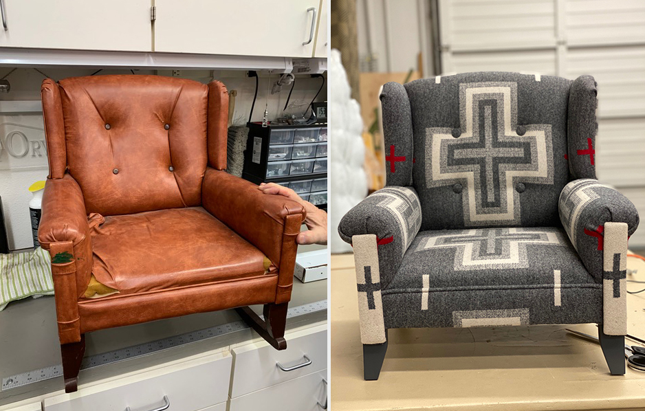 Upholstery Magic with Pendleton Wool – Woolen Mill Store