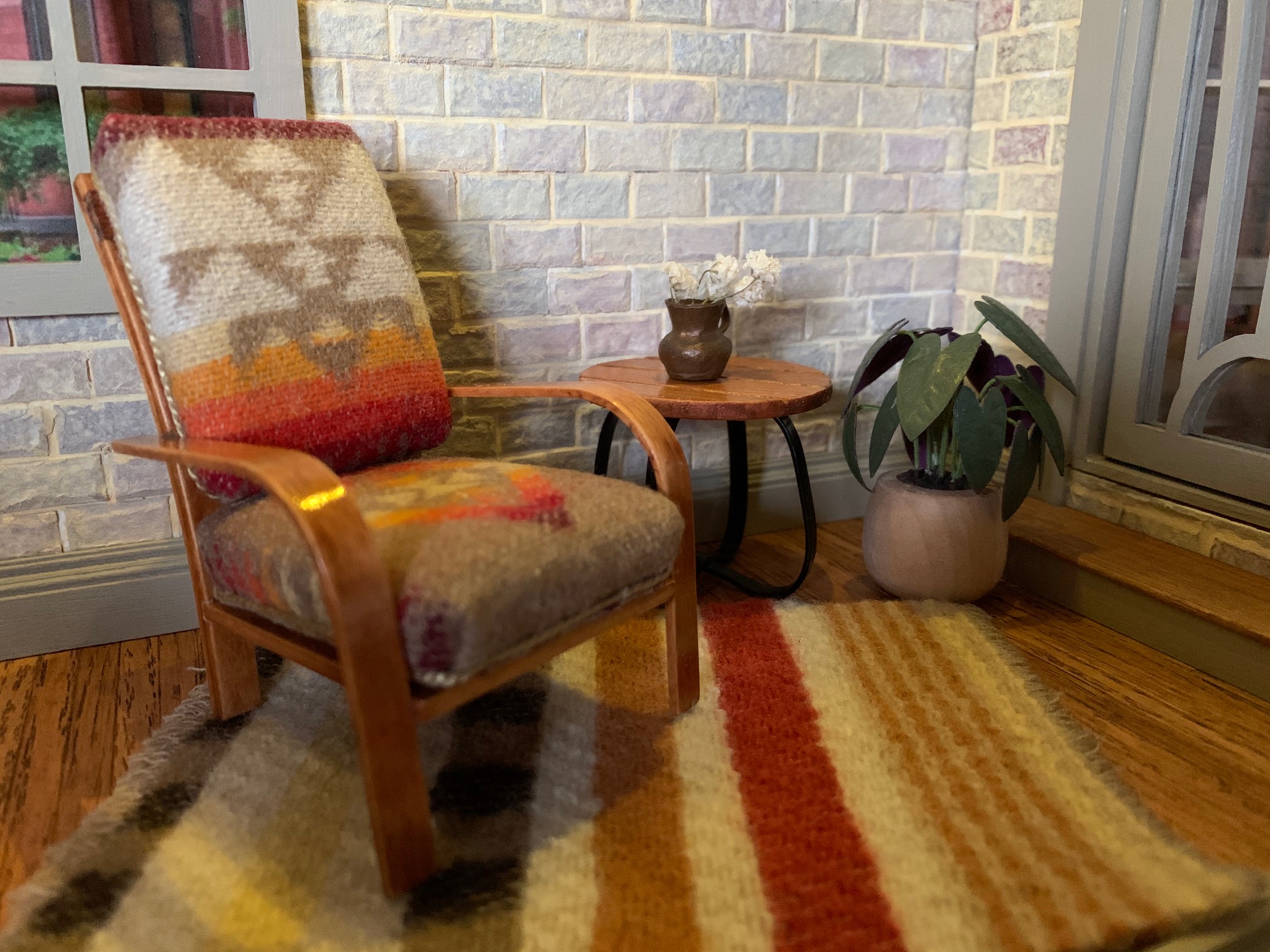 Upholstery in 1/12 scale with Pendleton Wool – Woolen Mill Store